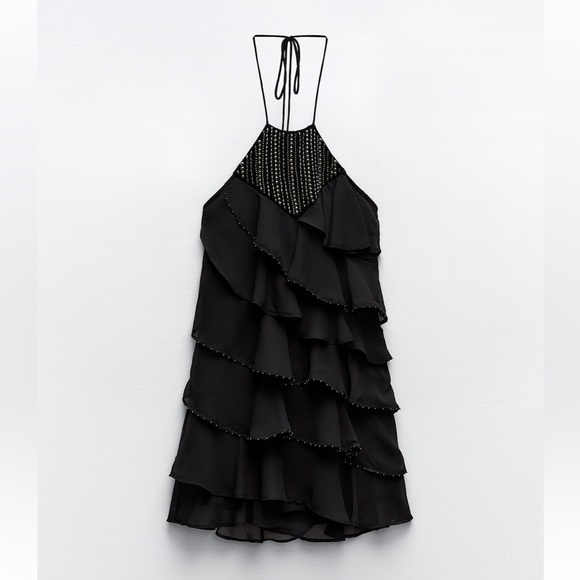 Zara | Dresses | Zara Ruffled Dress | Poshmark